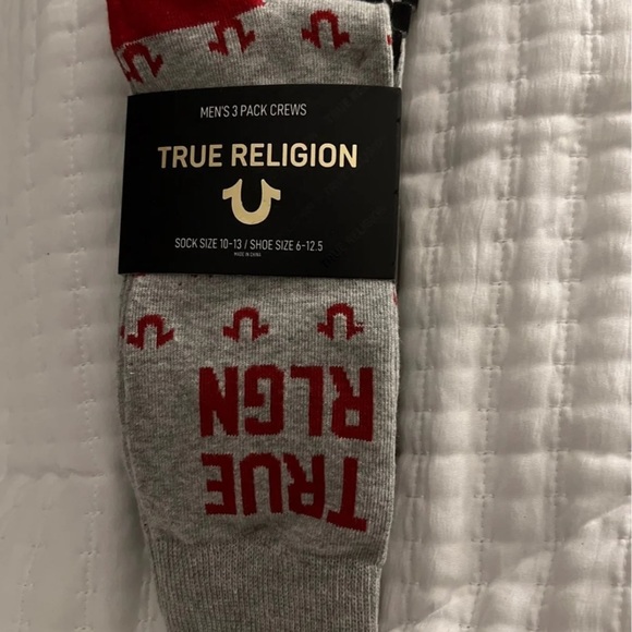 True Religion | Underwear & Socks | Nwt True Religion Mens Crew Socks ...